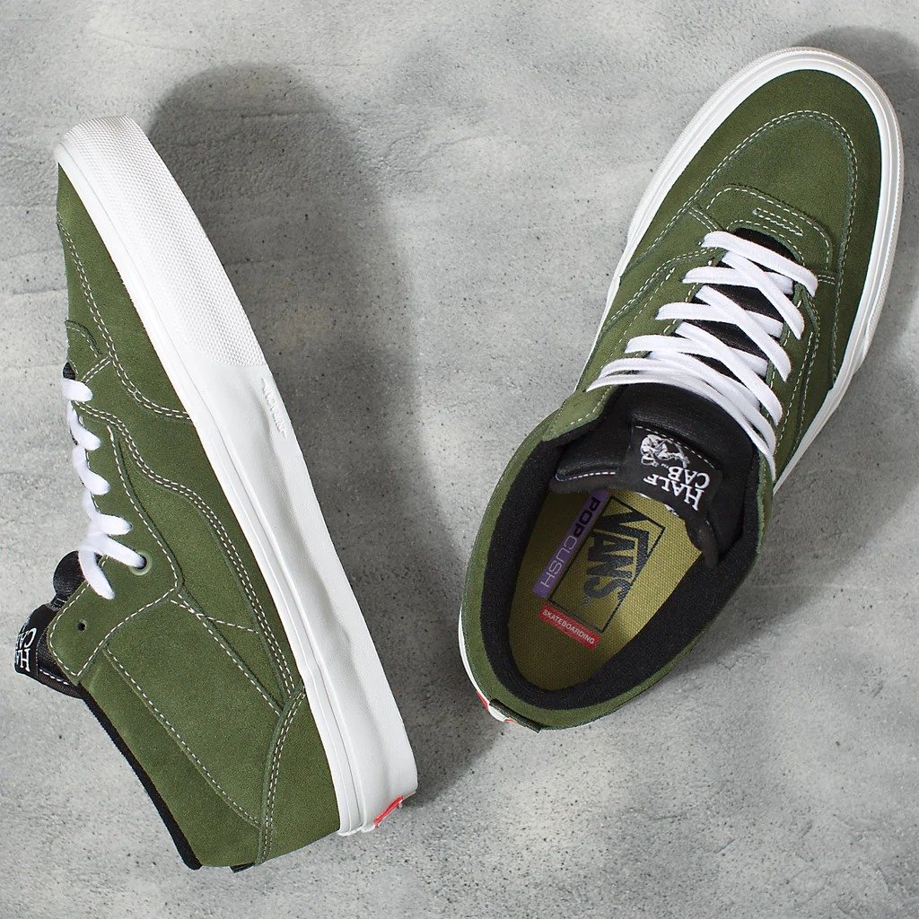 Grilu Surf Skate Shop - Tenis Vans Skate Half Cab Chive Green